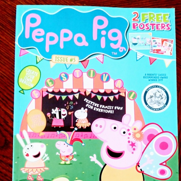 Peppa Pig | Accessories | Nwt Peppa Pig Collectors Magazine Posters ...